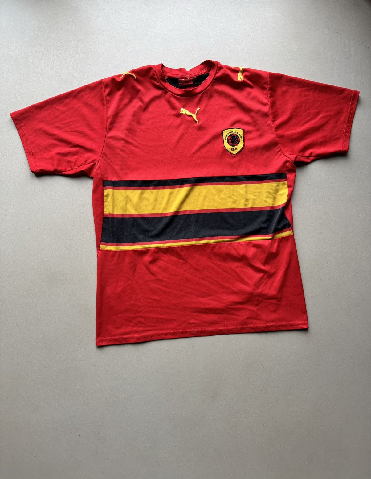 Puma × Soccer Jersey Puma Angola National Soccer Team Jersey Football ...