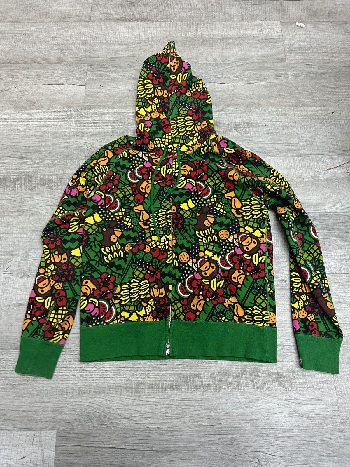 Bape Baby Milo Fruit Full Zip Hoodie | Grailed