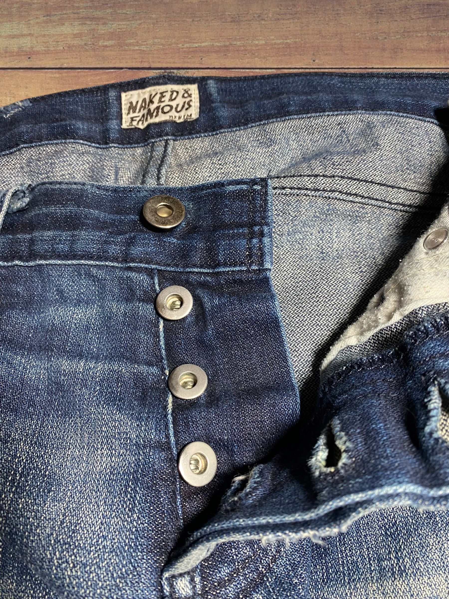 Naked & Famous Naked and famous broken twill selvedge denim jeans | Grailed