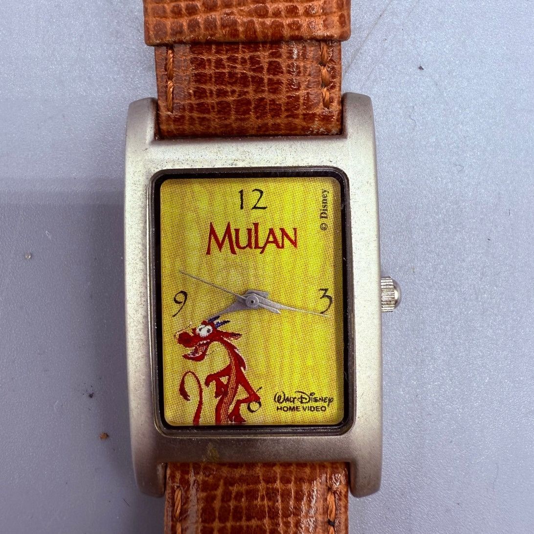 Disney Vintage Walt Disney Home Video Mulan Mushu Character Watch | Grailed