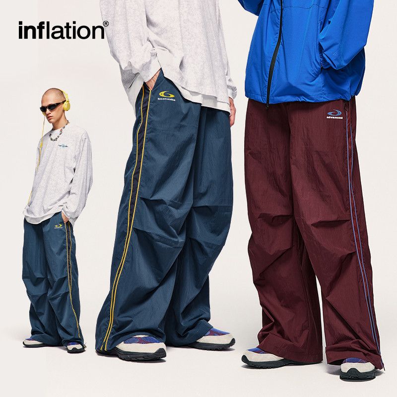 Vintage INFLATION Parachute Cargo Pants | Grailed