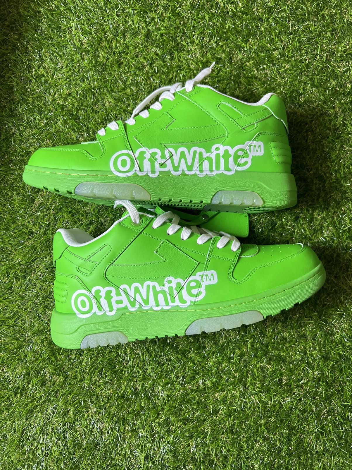 Off-White Off White Out Of Office Green/ White | Grailed