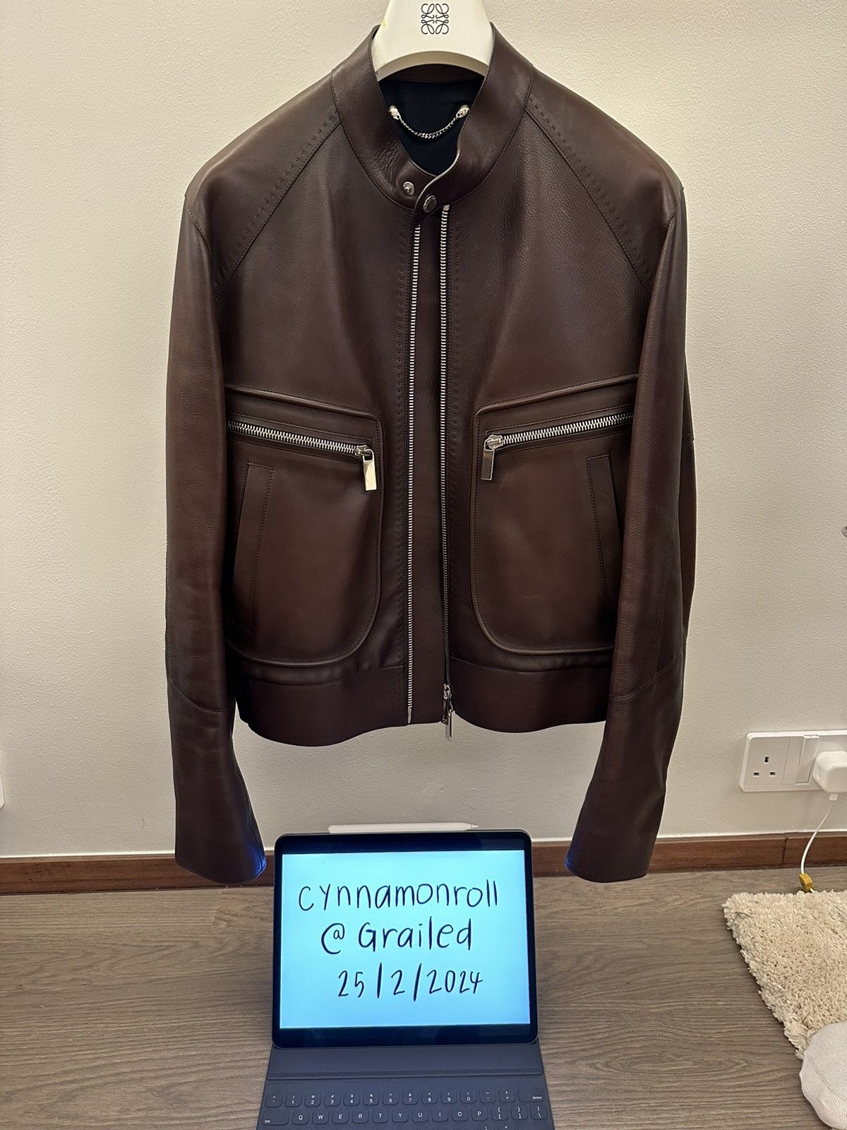 Berluti BERLUTI BROWN PATINA BLOUSON LEATHER JACKET | Grailed