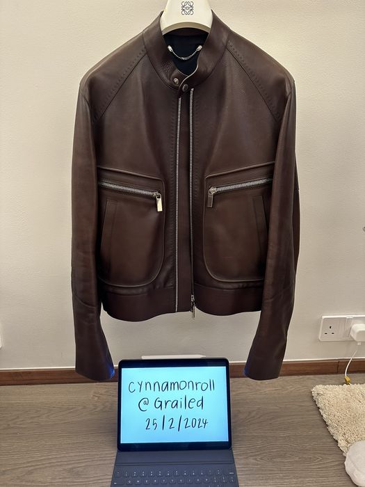 Berluti BERLUTI BROWN PATINA BLOUSON LEATHER JACKET | Grailed