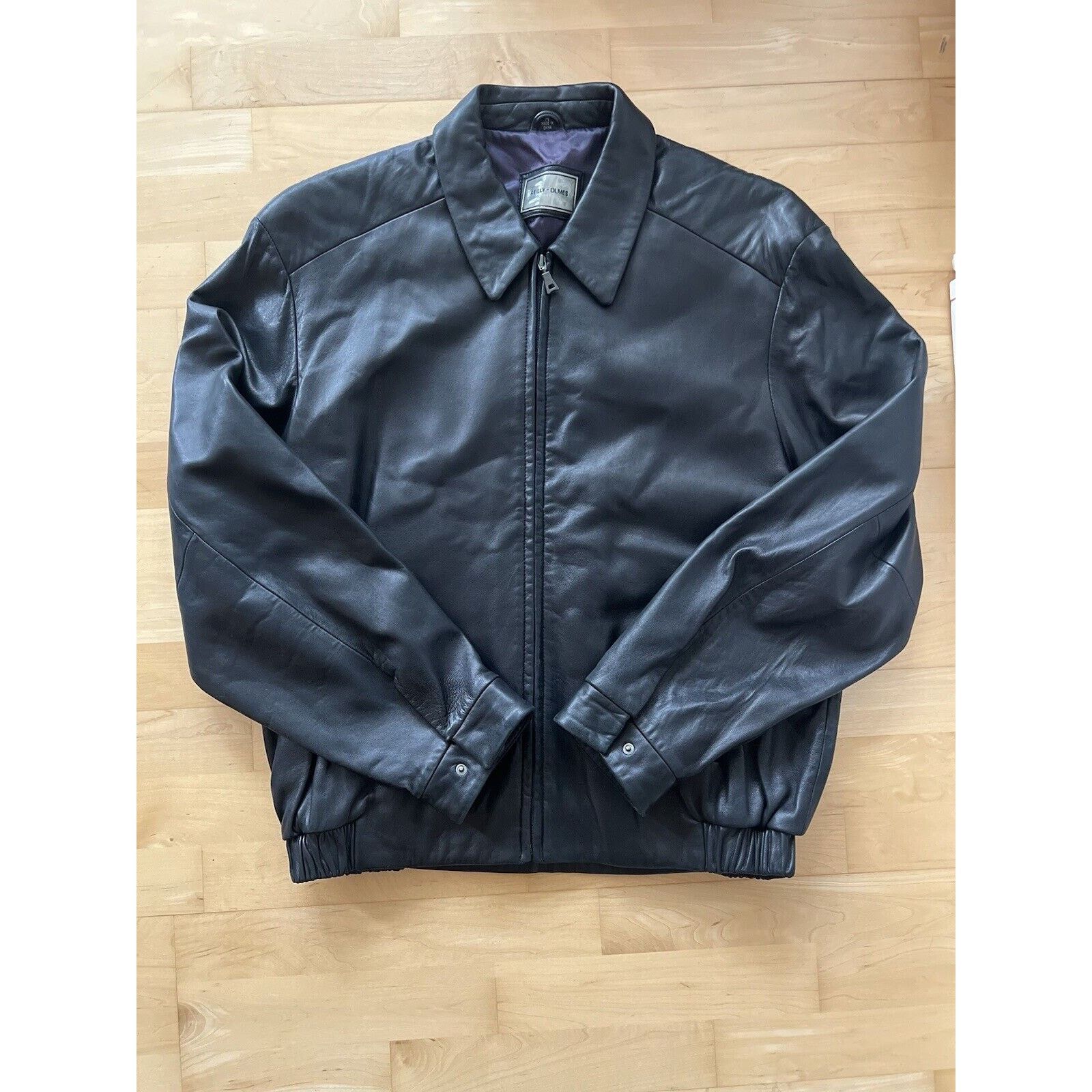 Reilly Olmes Collection Reilly Olmes Collection Zip Leather Soft Jacket ...