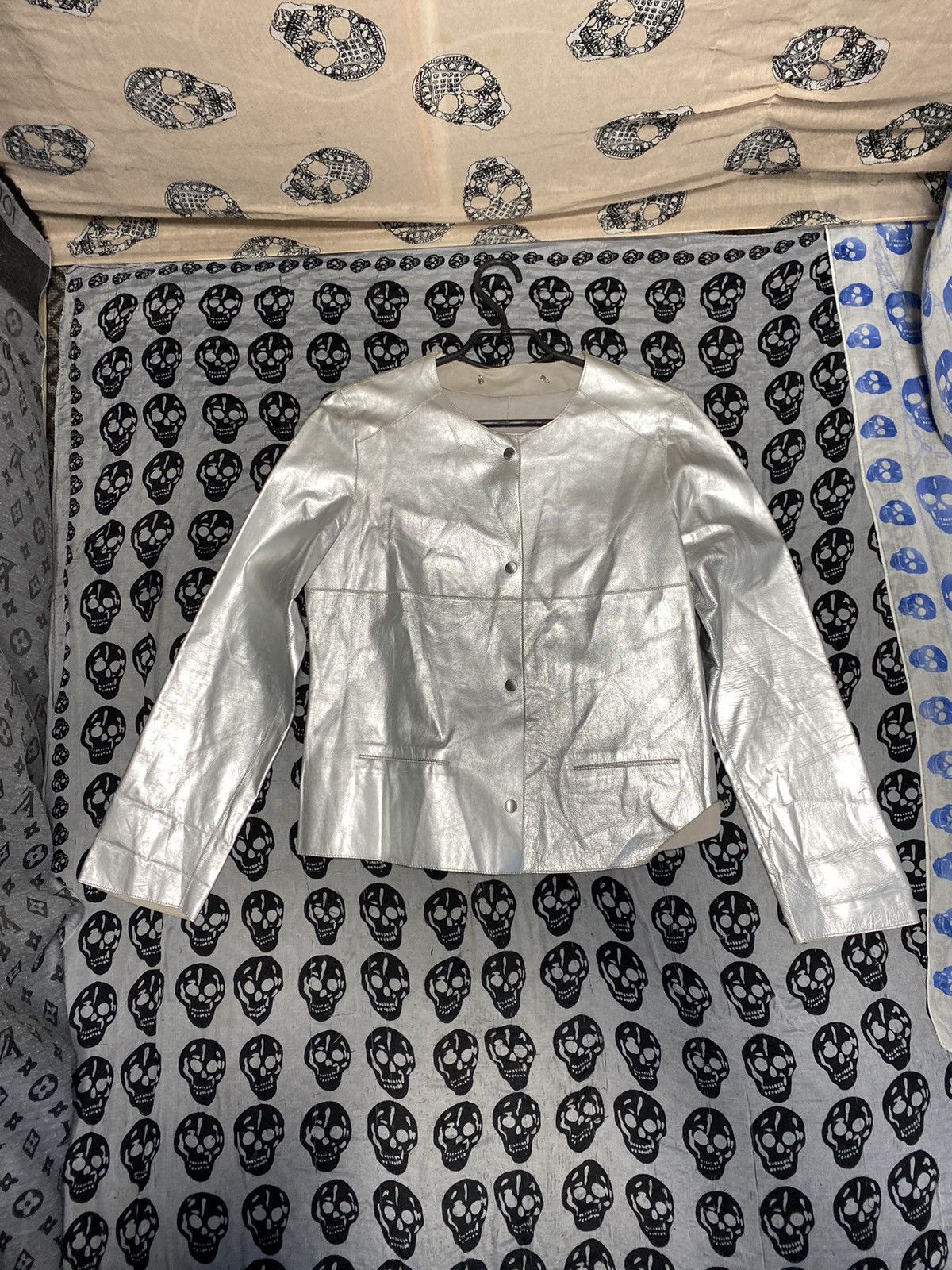 Avant Garde Leather Cropped racing leather Jacket Avant-Garage | Grailed