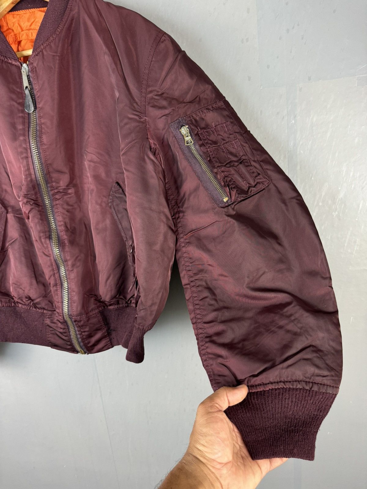 Vintage VINTAGE ALPHA INDUSTRIES USAF MILITARY STYLE BOMBER JACKET | Grailed