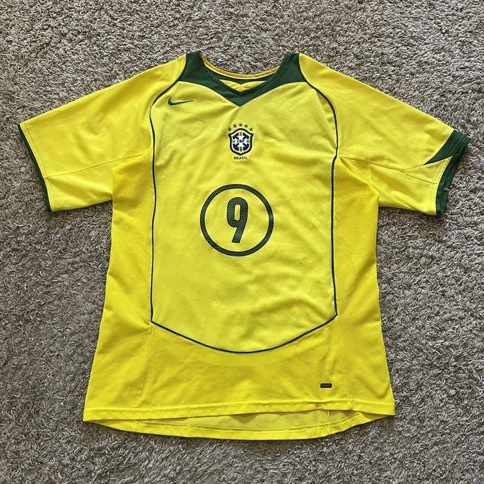 Nike 2004 Brazil Brasil Ronaldo Y2K Soccer Jersey | Grailed