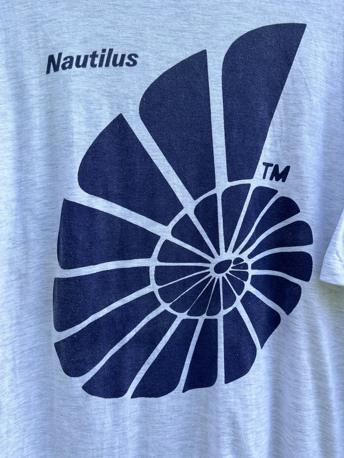 Vintage 90s Vintage Nautilus TM Shell Single Stitch Logo T-Shirt | Grailed