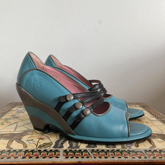 John Fluevog John Fluevog Blue Pumps | Grailed
