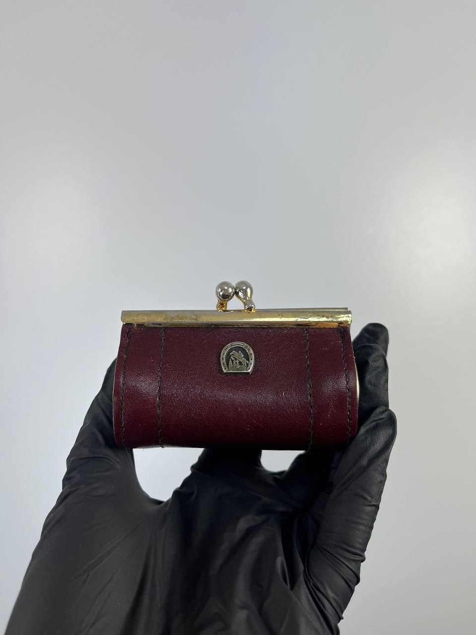 Etienne Aigner Etienne Aigner Leather Coin Purse Burgundy Vintage Women ...