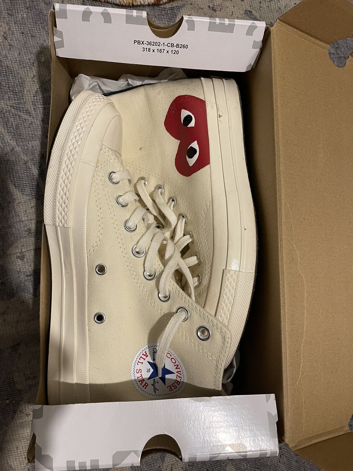 Streetwear Cdg high-top converse | Grailed