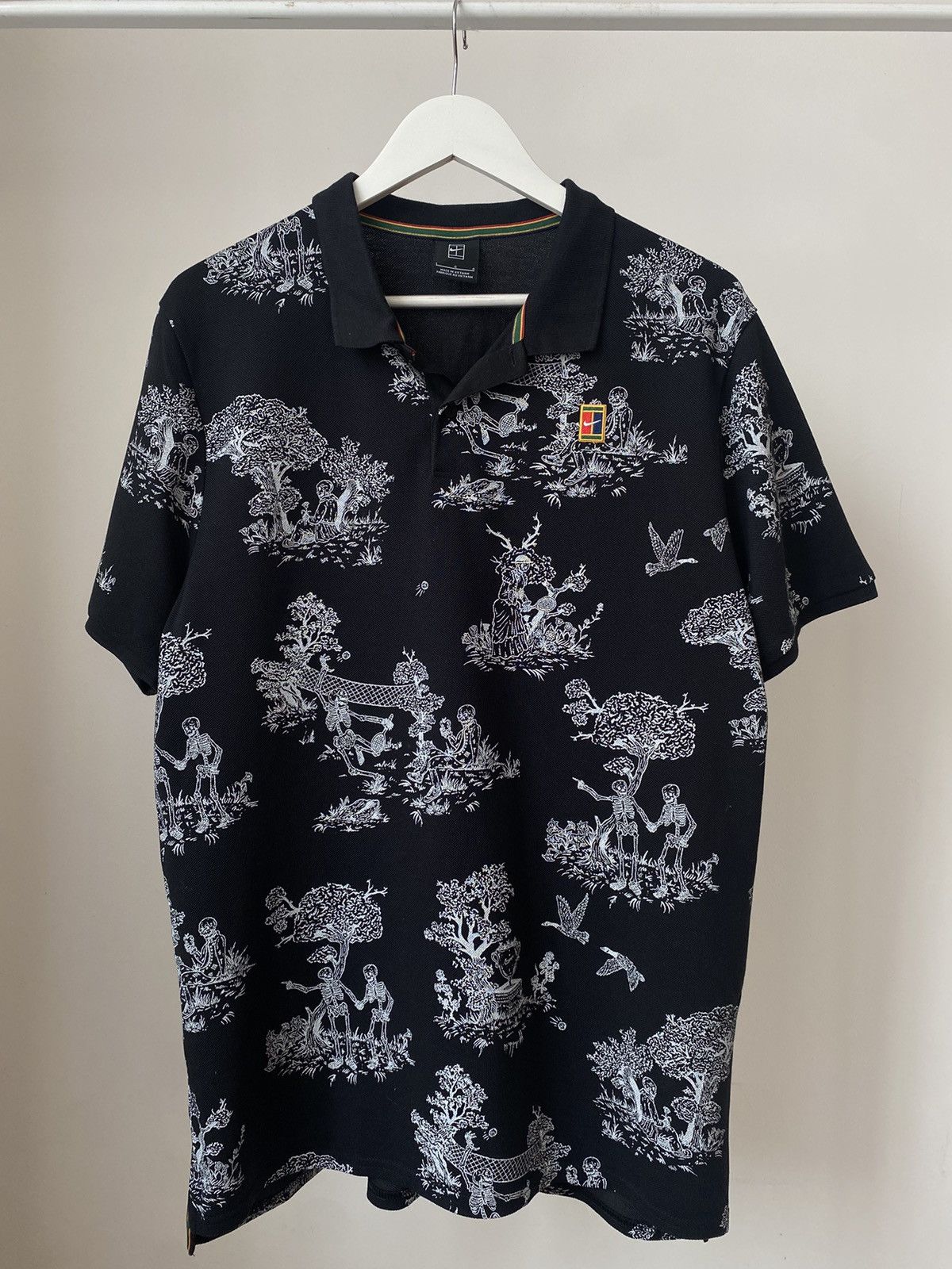 Nike Nike Court Skeleton polo T-shirt | Grailed