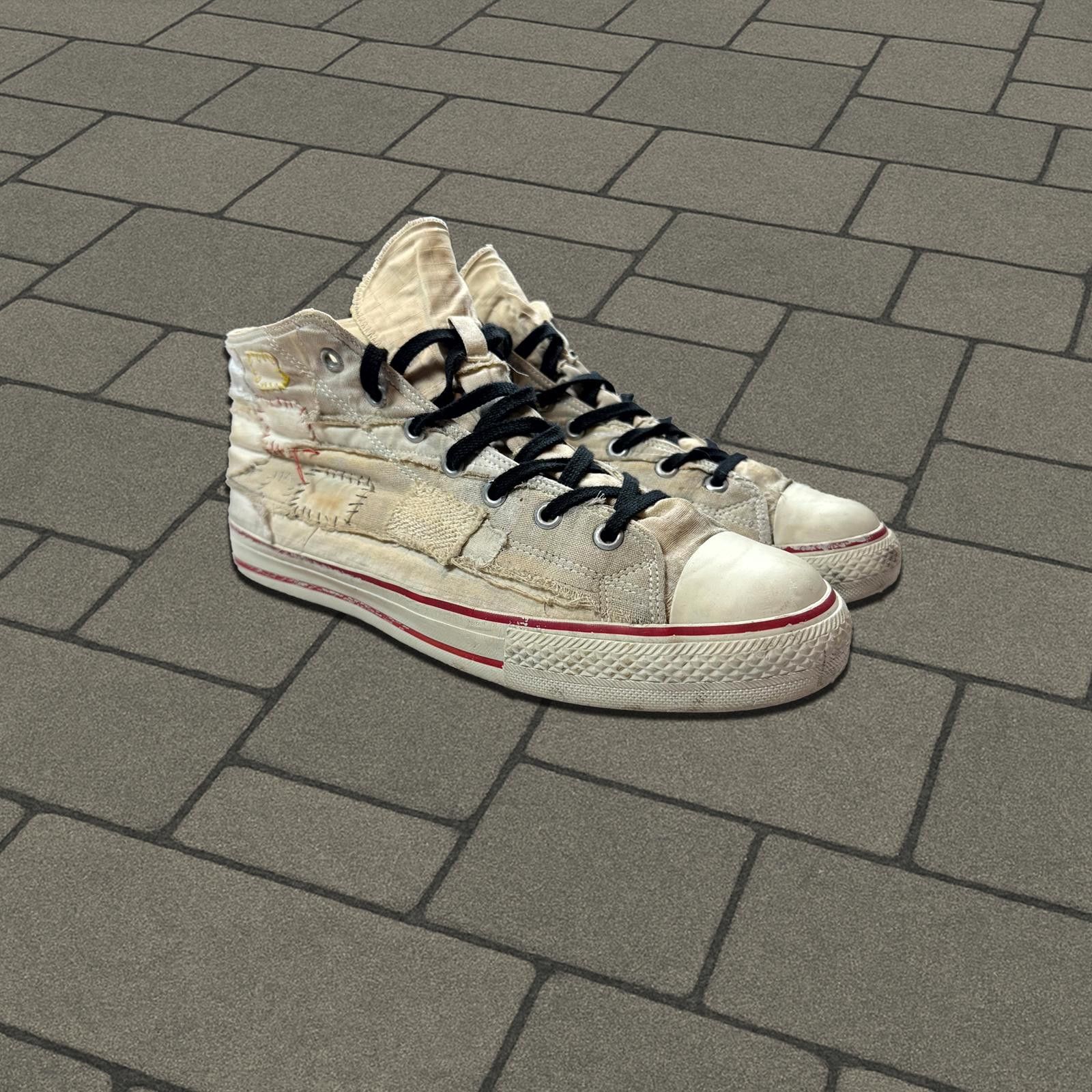 Undercover SS03 Undercover White ‘Scab’ Patch Converse | Grailed
