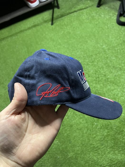Vintage vintage mobil 1 racing nascar navy snapback hat | Grailed
