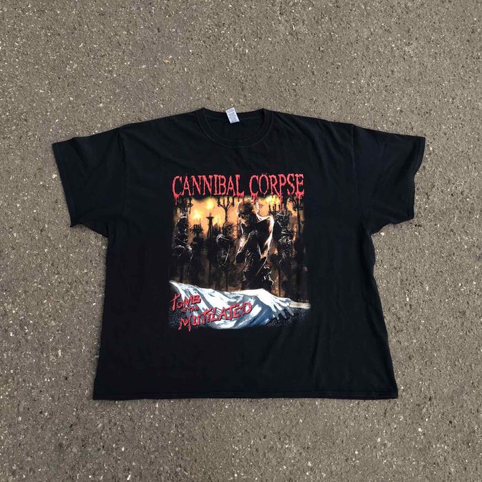 Band Tees Cannibal Corpse Tomb Of The Mutilated Death Matal Band Tee ...