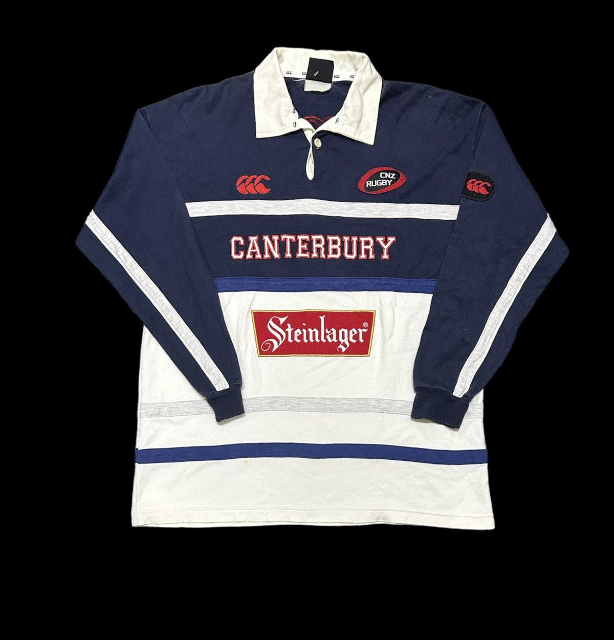 Canterbury Of New Zealand Canterbury steinlager long sleeve rugby shirt ...