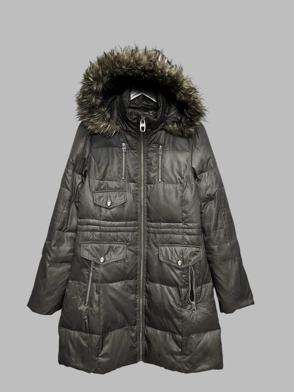 Issey Miyake Miss Sixty Grey Trench Jacket Y2K Belted Longline Style | Grailed