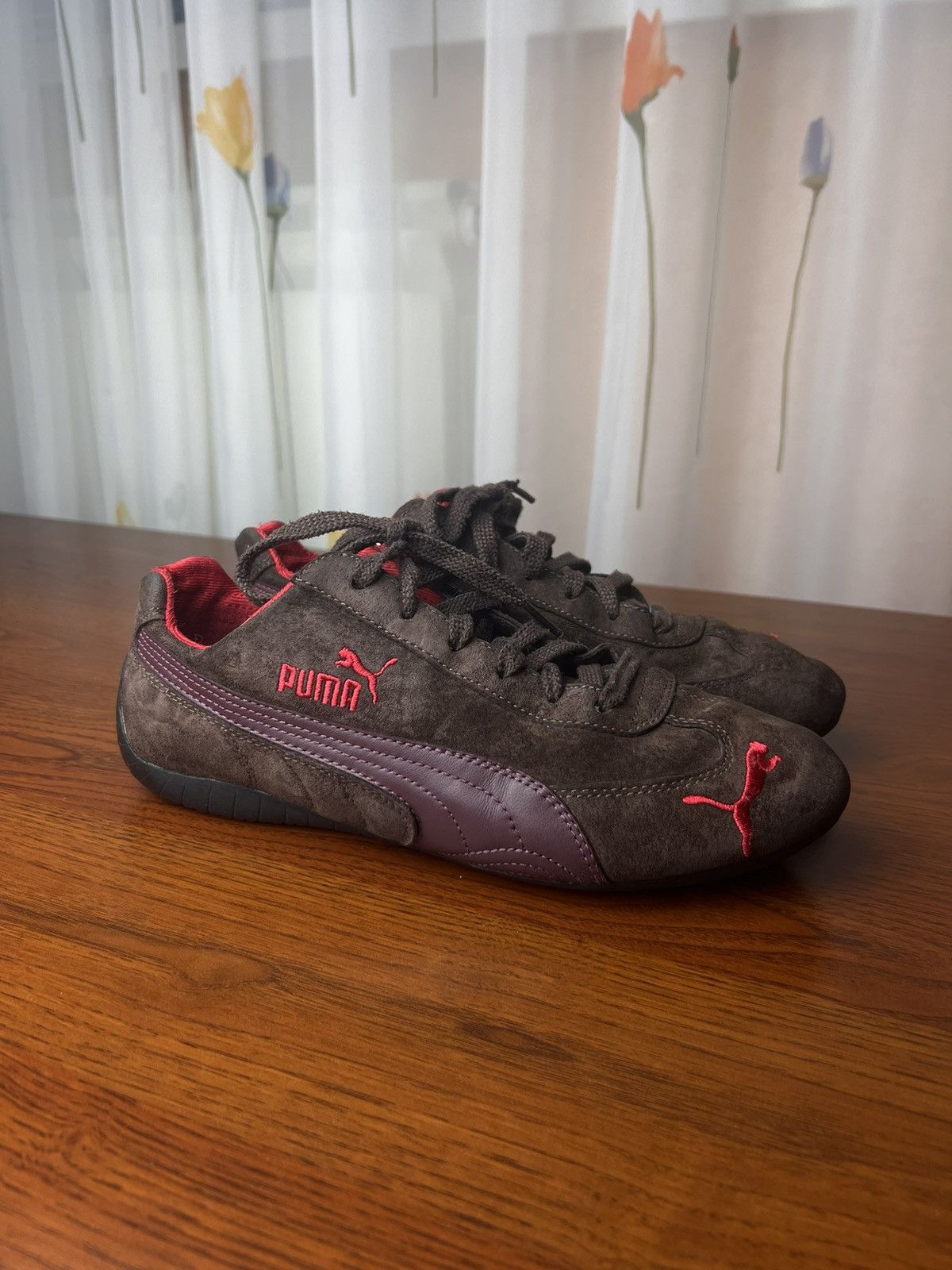 Vintage Y2K puma brown Miharayasuhiro style low sneakers | Grailed