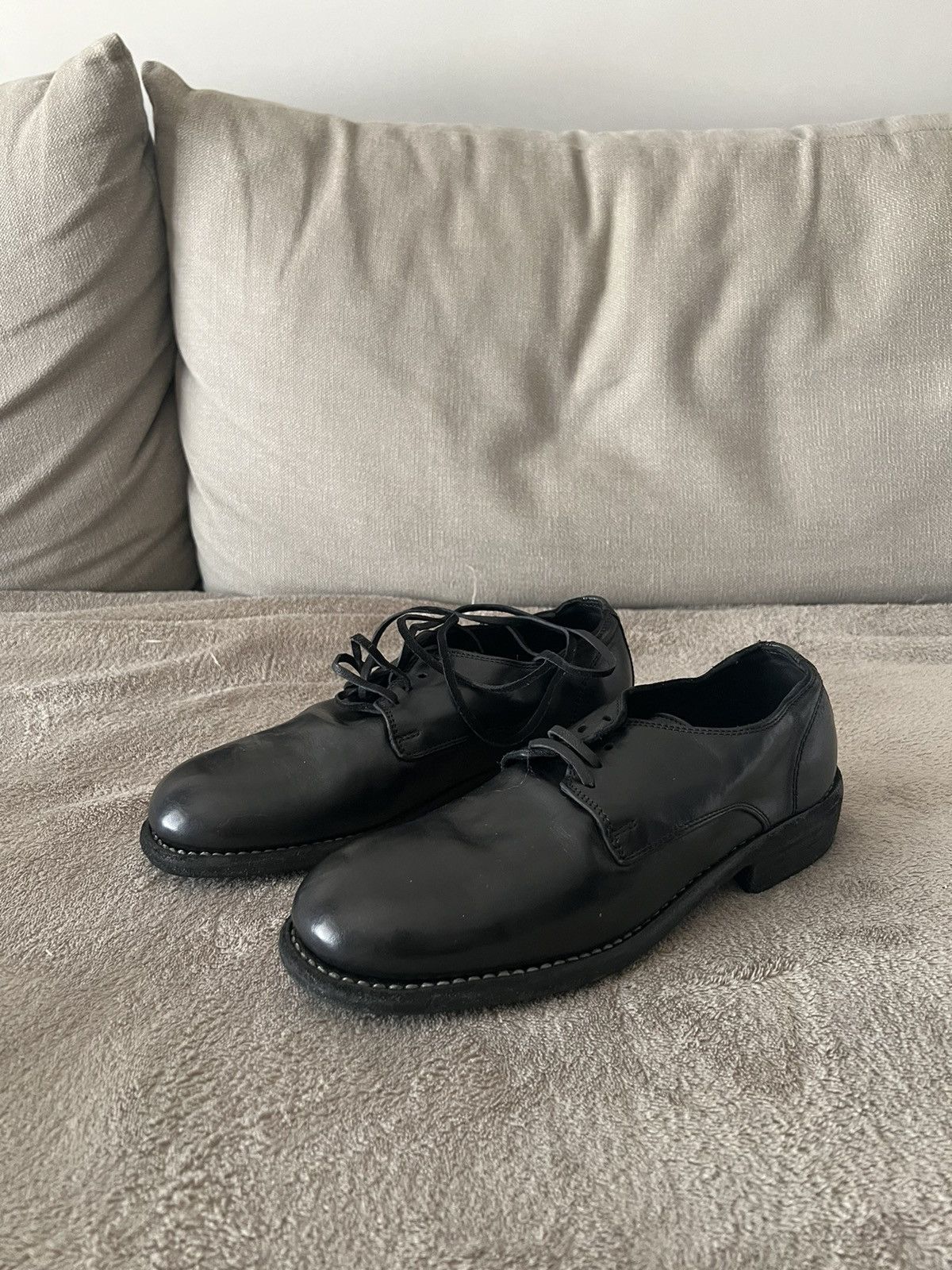 Guidi LACE-UP HORSE LEATHER DERBY SHOES | Grailed