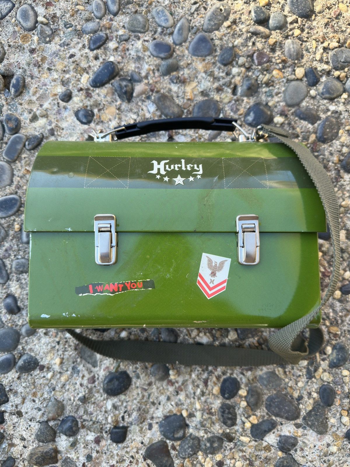 Hurley Hurley Tin Lunch Box Military Style | Grailed