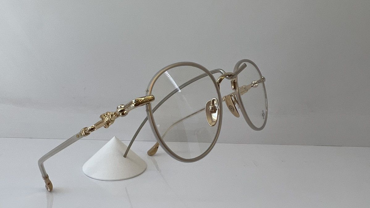 Chrome Hearts FIRKIN E49 - MATTE CRYSTAL/GOLD PLATED | Grailed