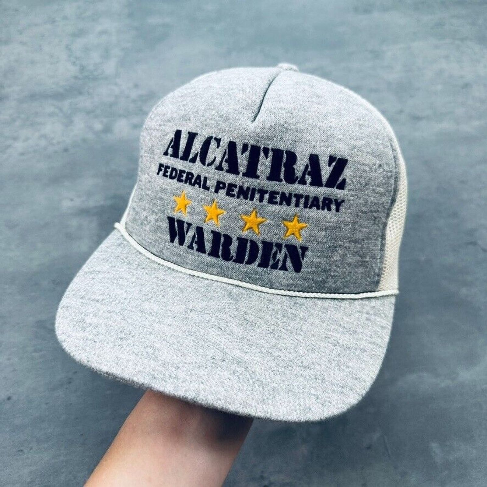 Vintage Vintage Alcatraz Warden San Francisco Prison Jail Hat | Grailed