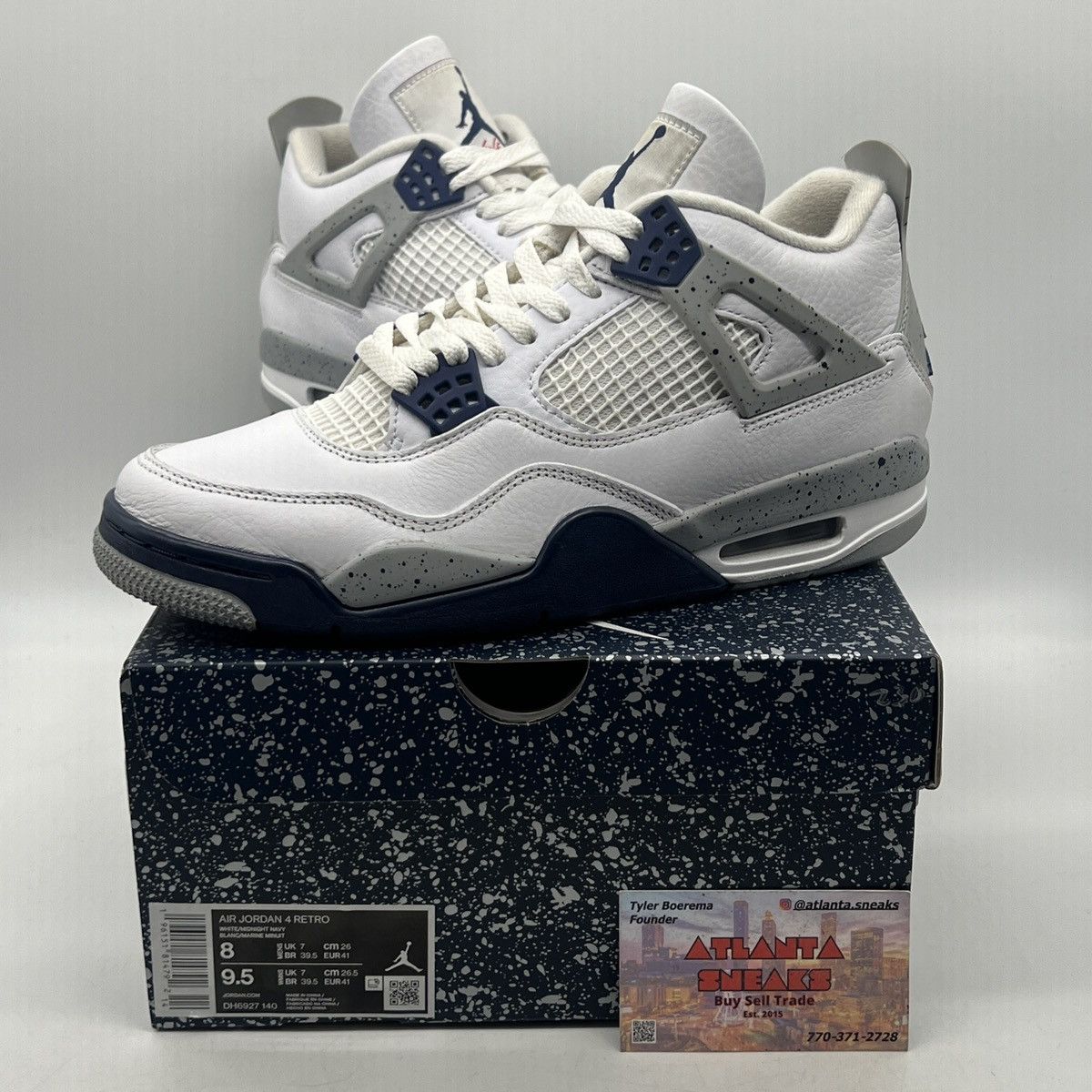 Jordan Brand Air Jordan 4 midnight navy | Grailed