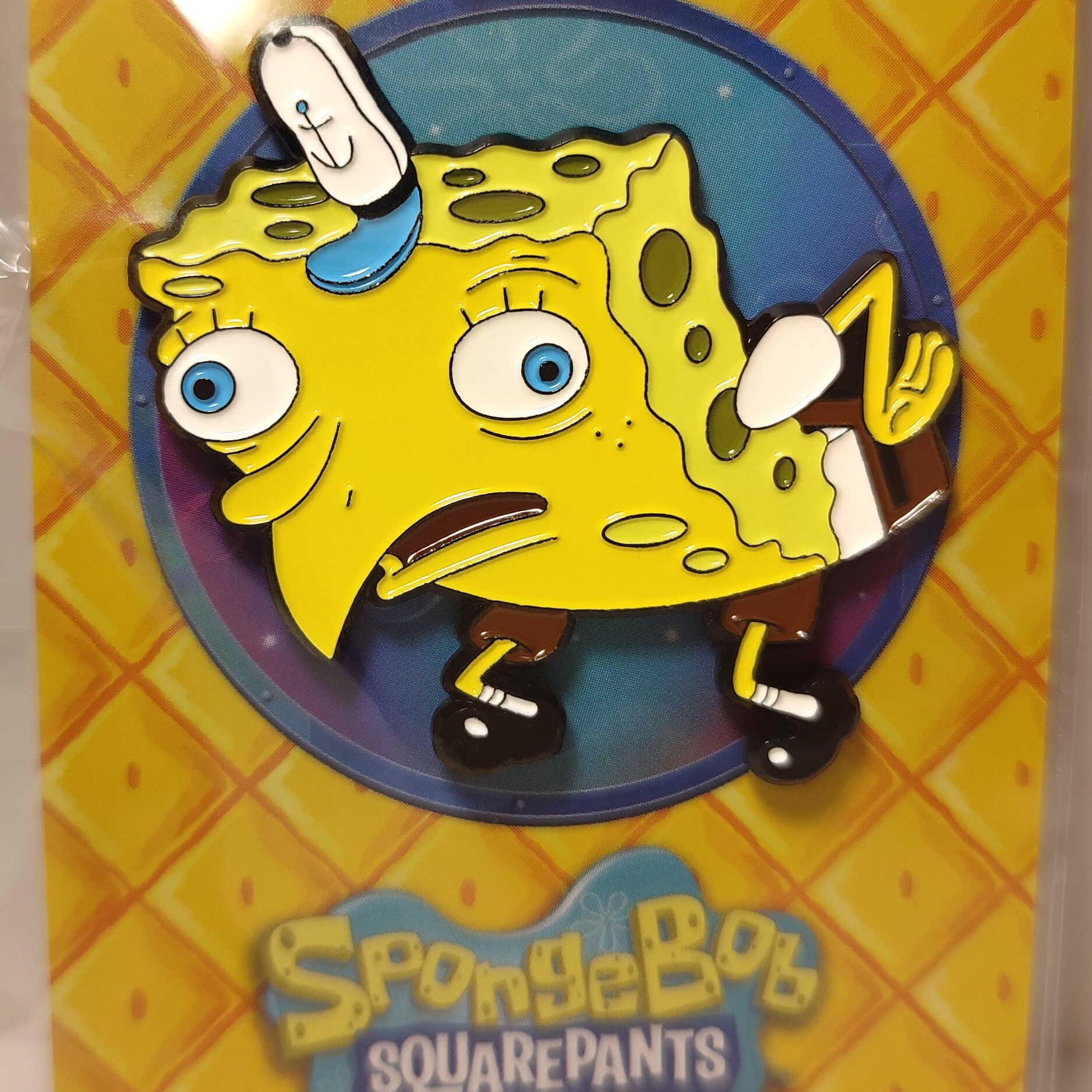 Other Spongebob Squarepants Spongemock Meme Enamel Pin | Grailed