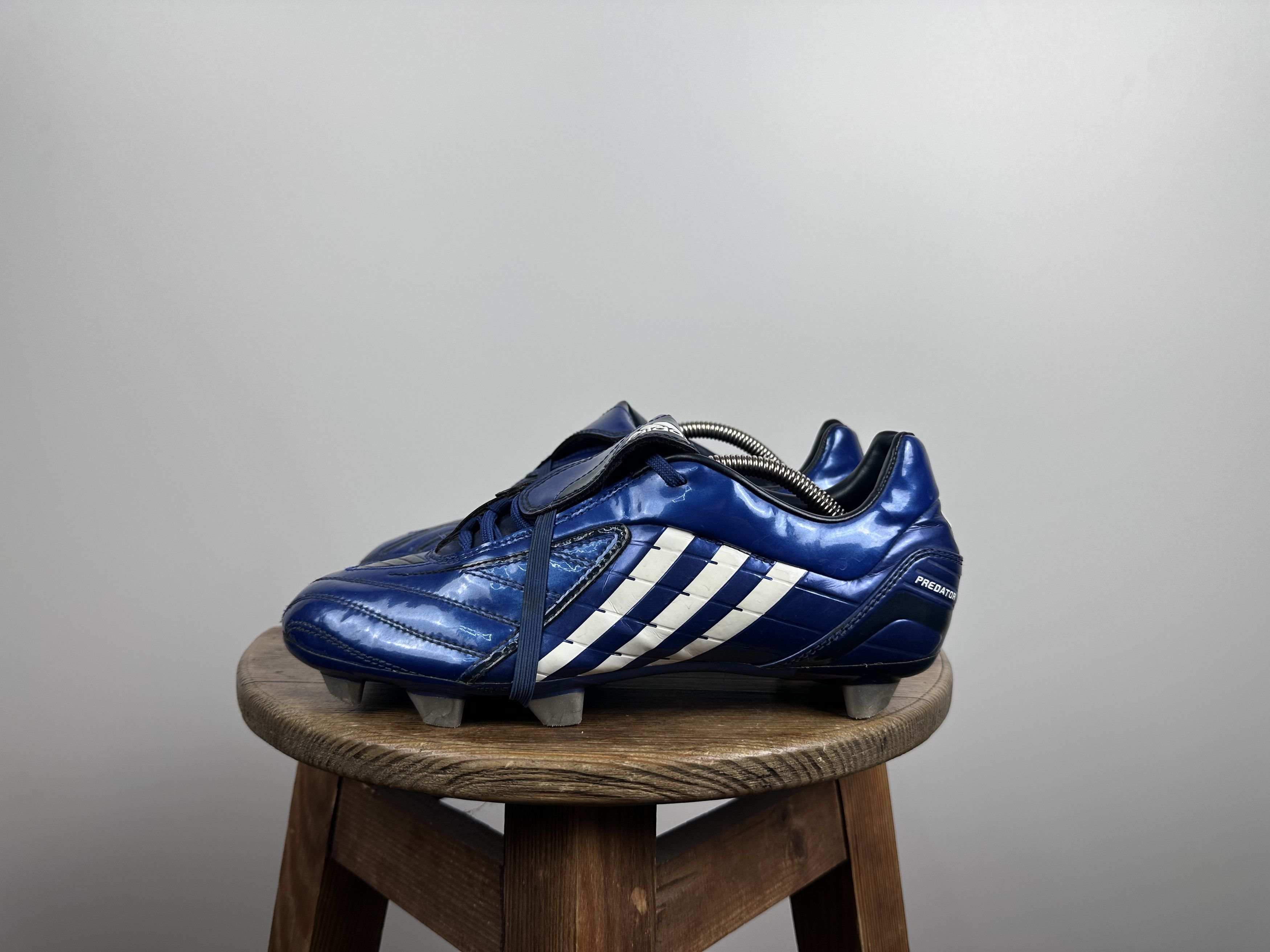 Adidas × Vintage Adidas Predator Powerswerve TRX FG Blue cleats shoes ...