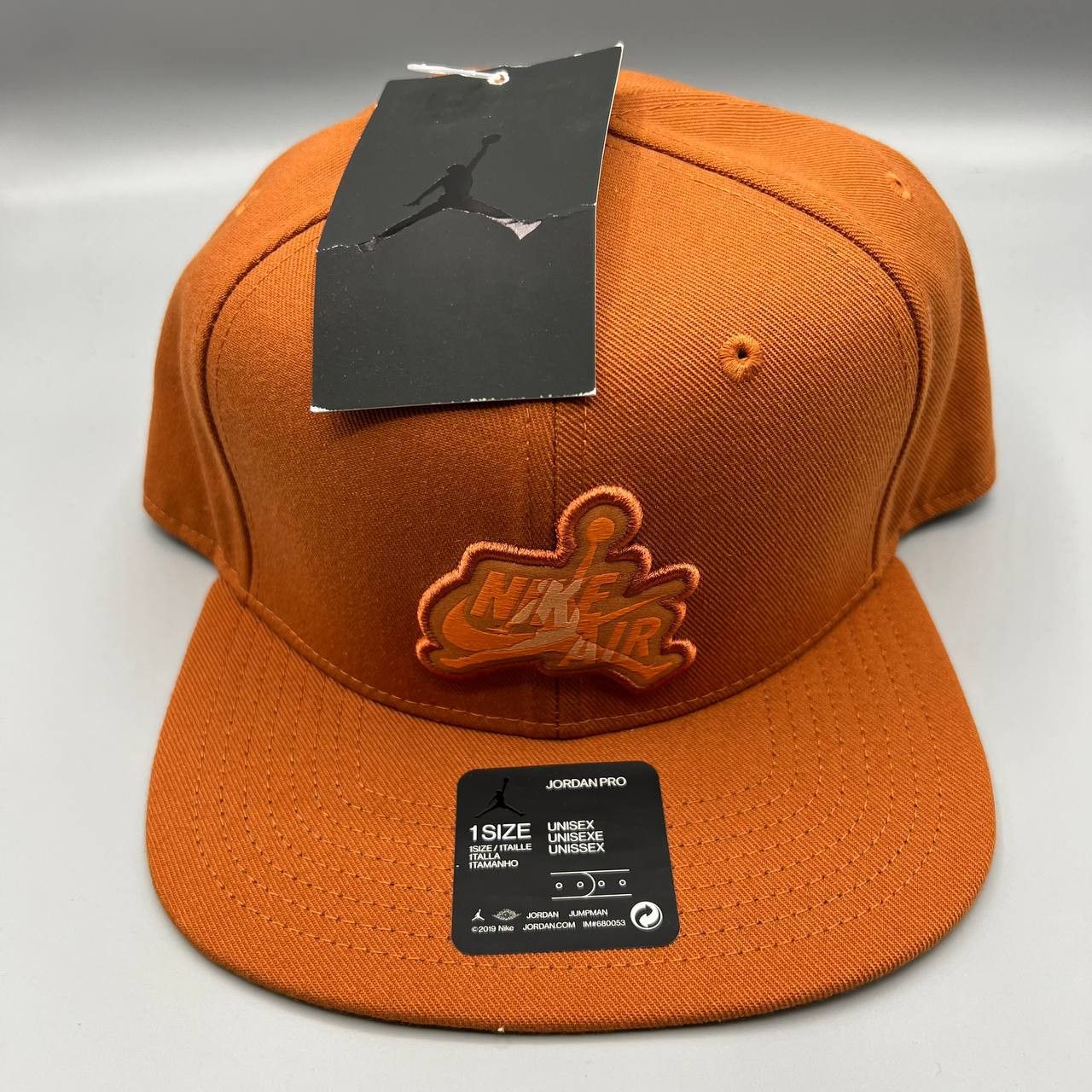Jordan Brand Nike Air Jordan Pro Hat Men Brown Jumpman Snap Back Cap ...