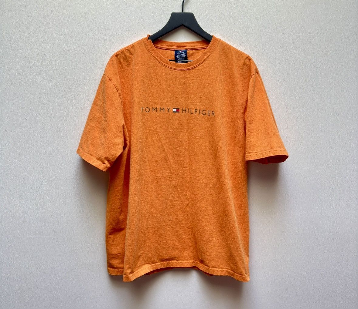 Tommy Hilfiger Tommy Hilfiger Orange Basic Essential T-Shirt | Grailed