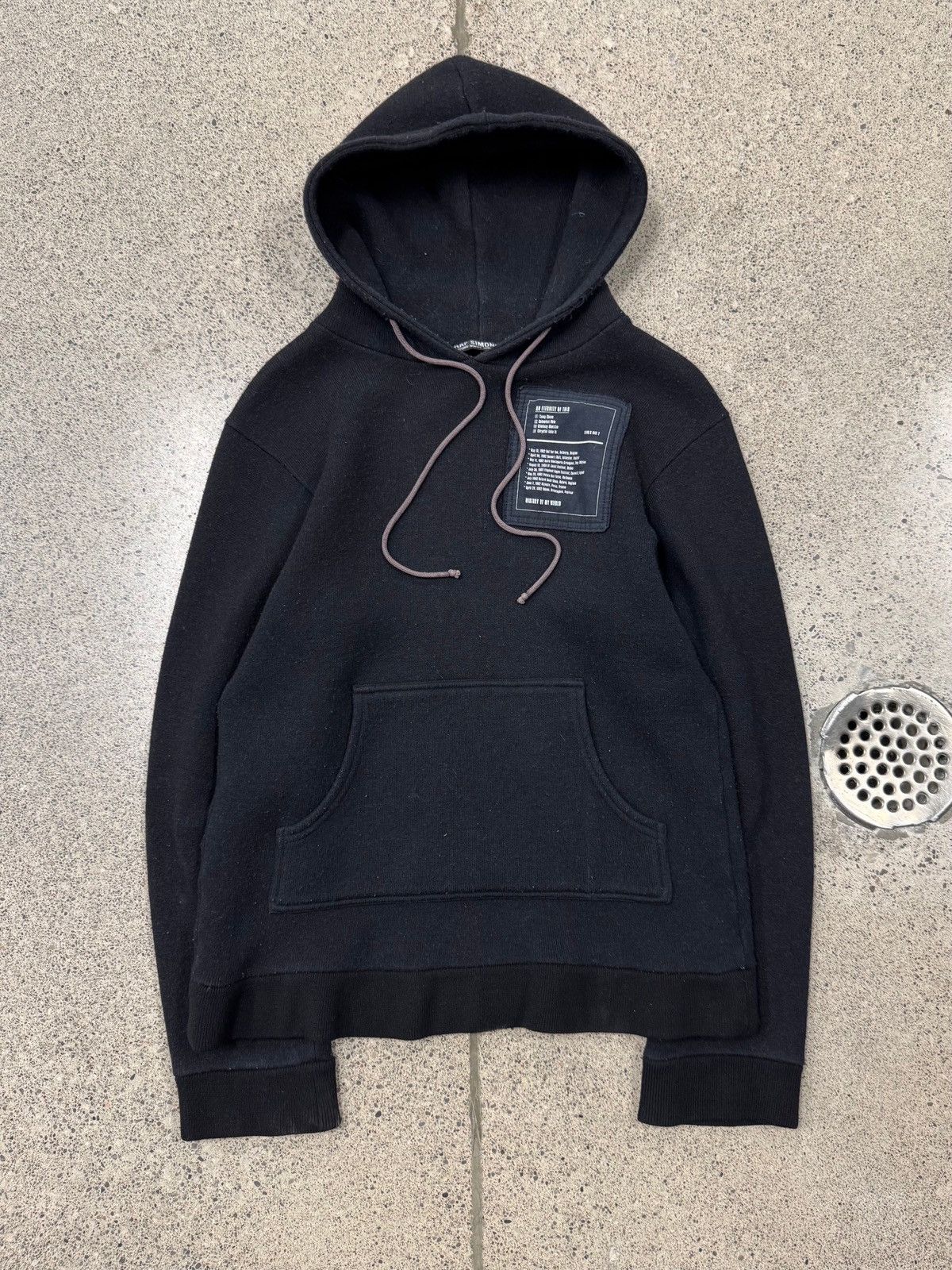 Raf Simons AW2005 Raf Simons ‘History of My World’ Patchwork Hoodie ...
