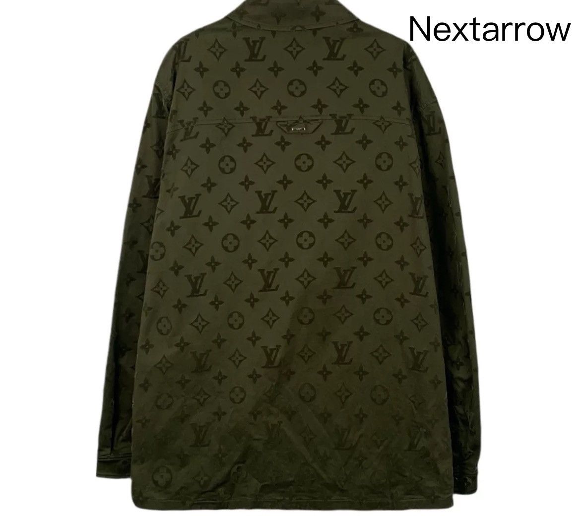 Louis Vuitton Louis Vuitton Lv 23 Deep Green Logo Long Sleeve Shirt ...