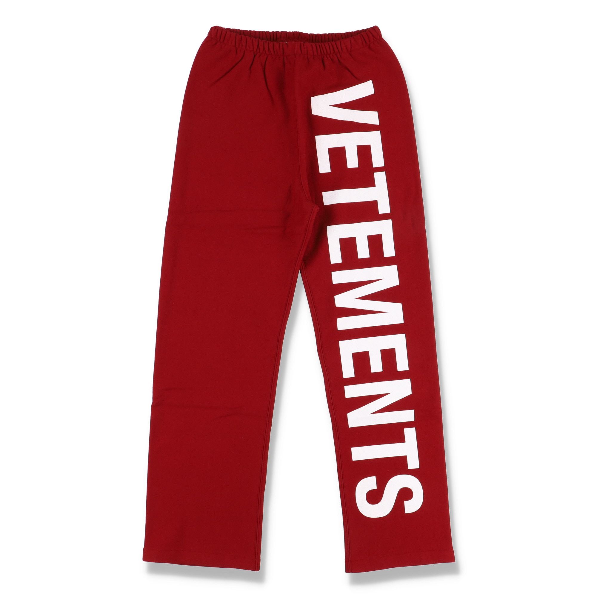 Vetements Red Big Logo Sweatpants | Grailed