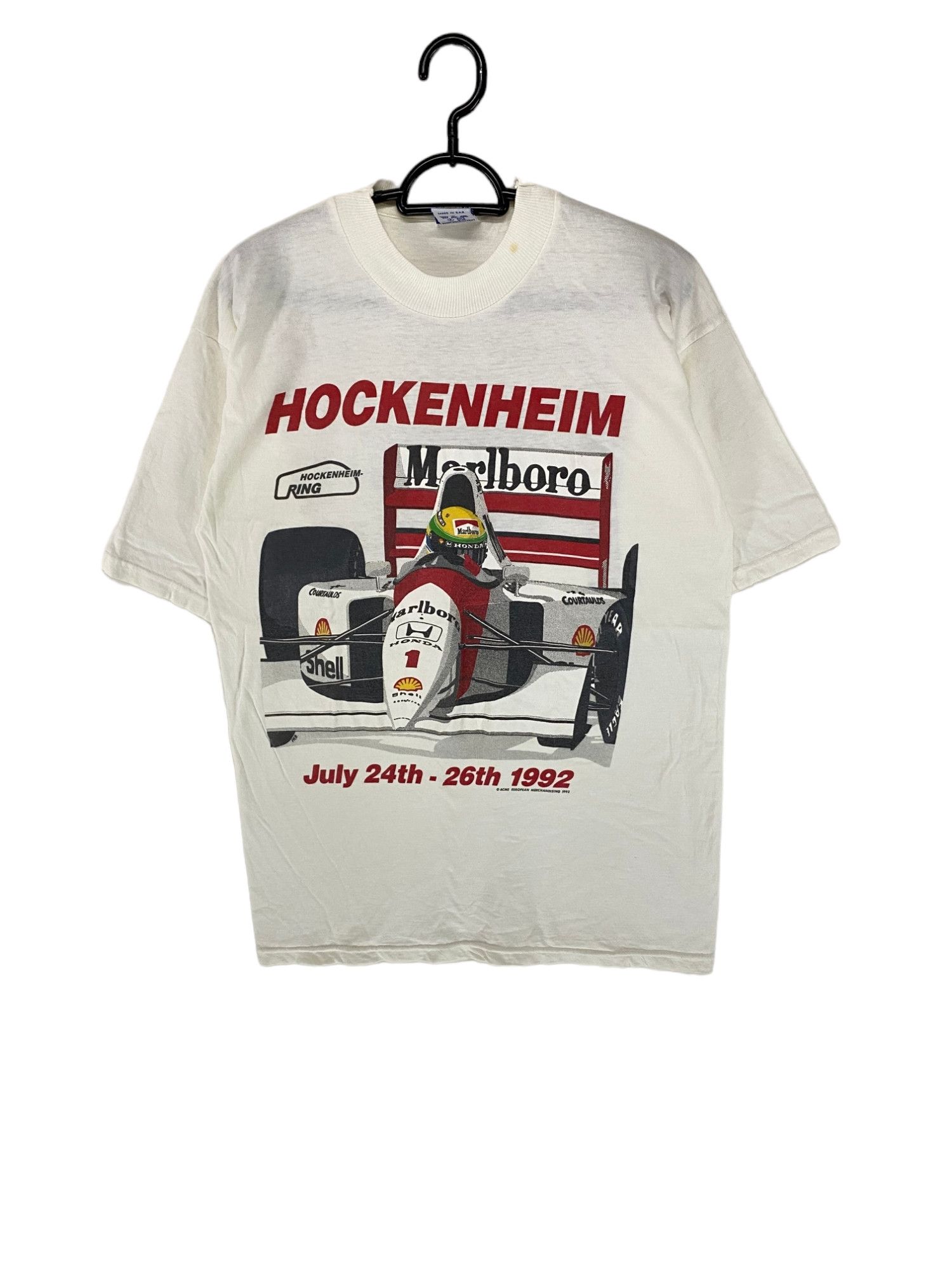 Vintage Hockenheim ring grand prix 92 ayrton senna marlboro vtg tee ...