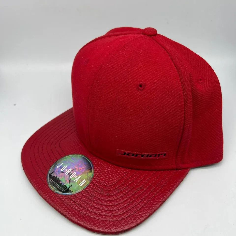 Jordan Brand Air Jordan 23 Red Jumpman Hat Snapback Cap Red Men | Grailed