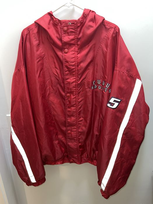 Vintage Vintage 90’s FUBU Sports The Collection Red Track Jacket | Grailed