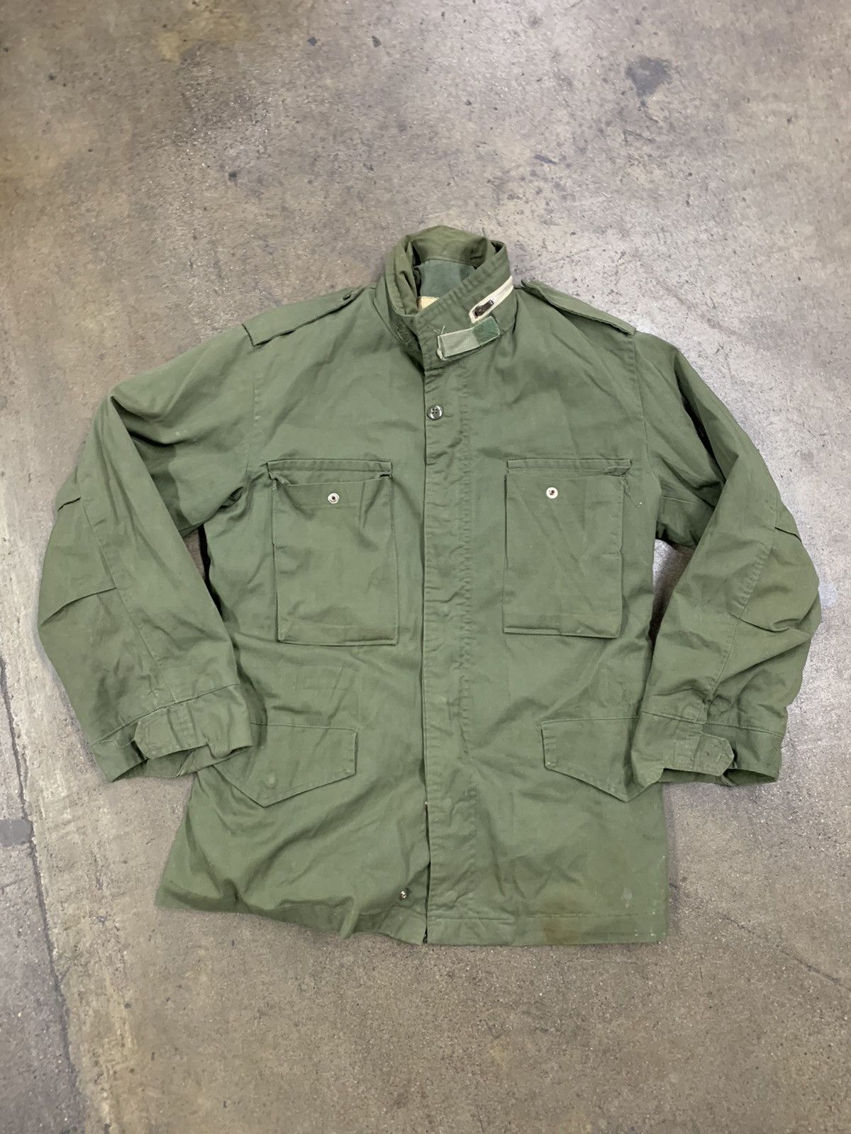 Vintage Vintage Military m52 Olive Drab Field Jacket Coat | Grailed