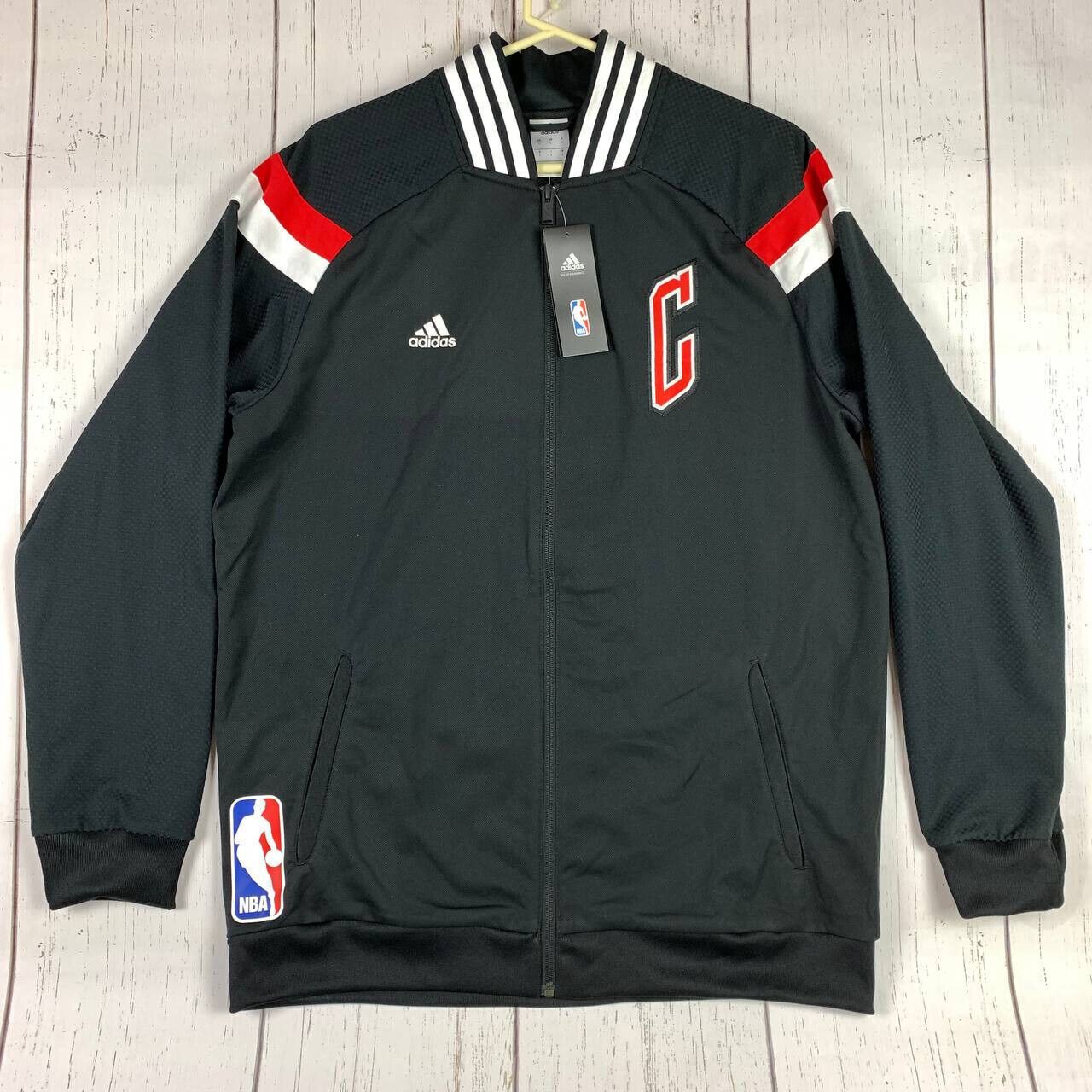 Adidas Chicago Bulls NBA L Adidas Black Varsity Jacket New Adult | Grailed