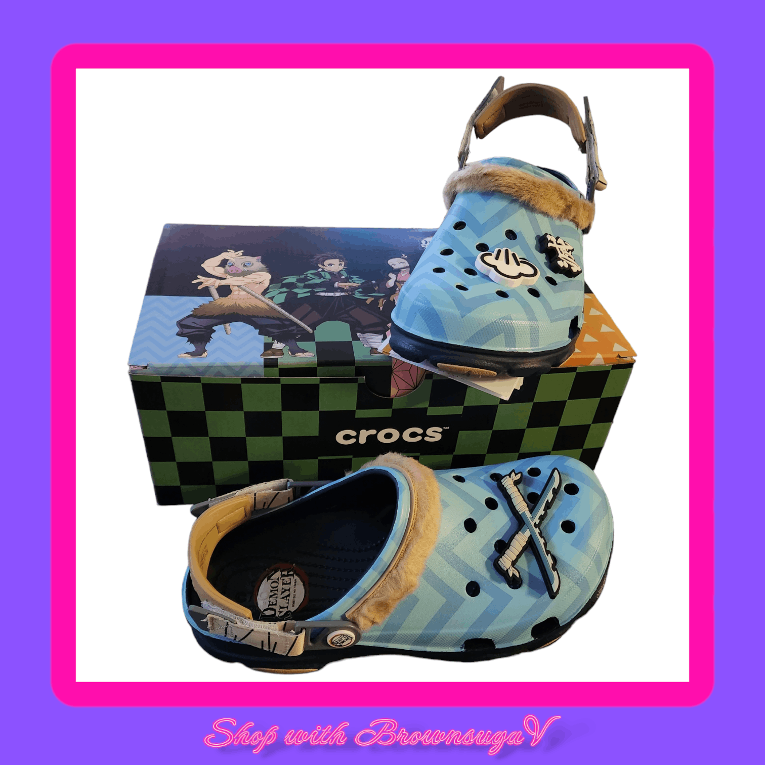 Crocs Men Size 8 | Crocs DEMON SLAYER INOSUKE ALL-TERRAIN CLOG | Grailed