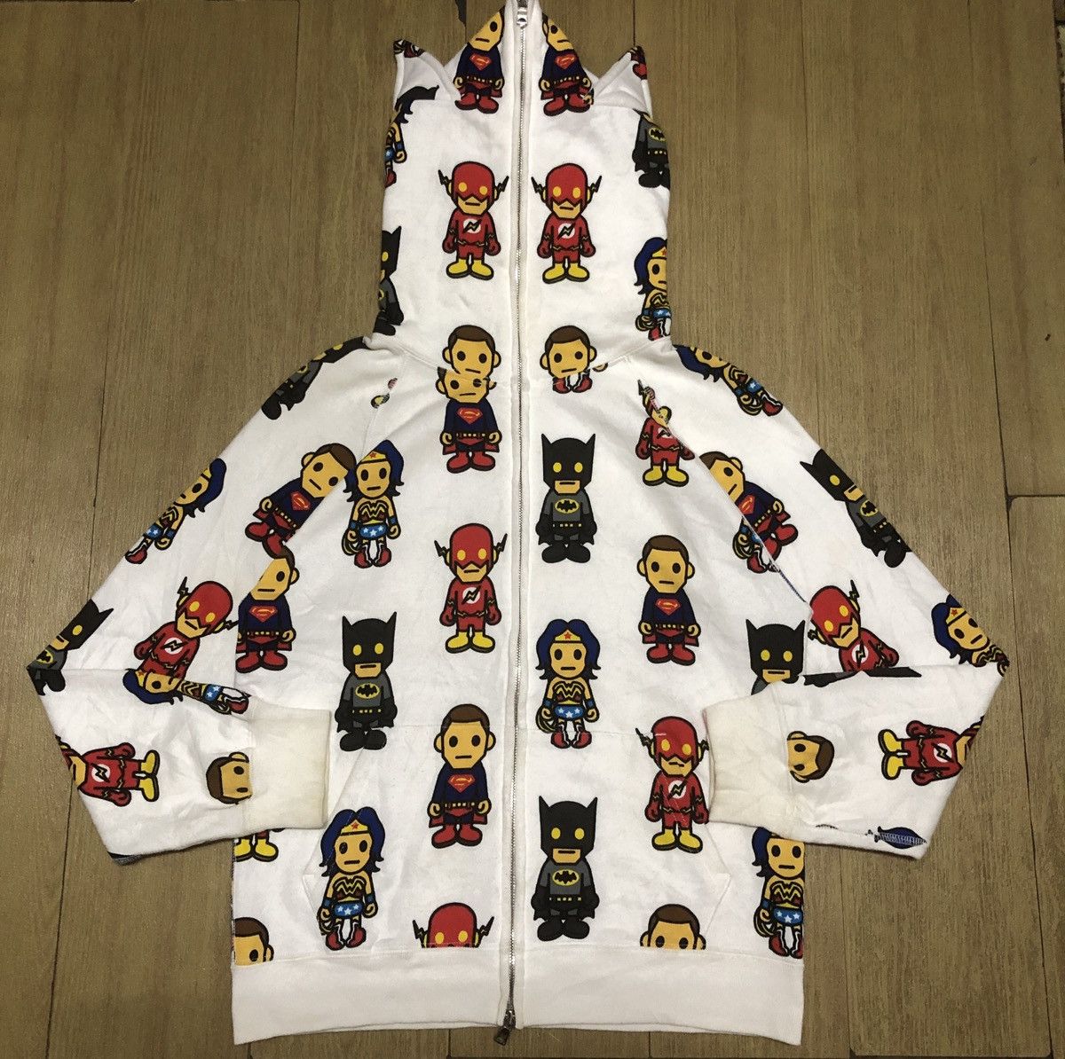 Bape × DC Comics Bape x DC Comics Baby Milo Full Zip Hoodie | Grailed
