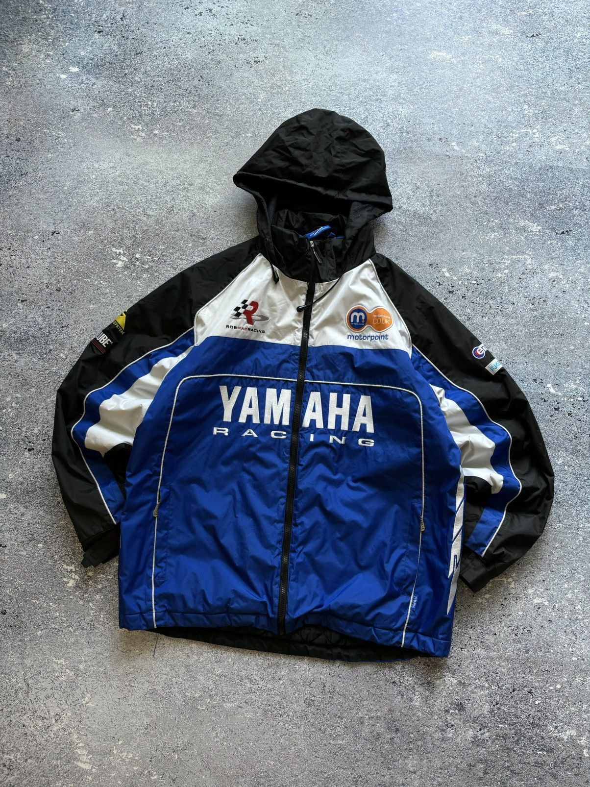Racing × Vintage × Yamaha Vintage Yamaha Racing Jacket Hooded ...