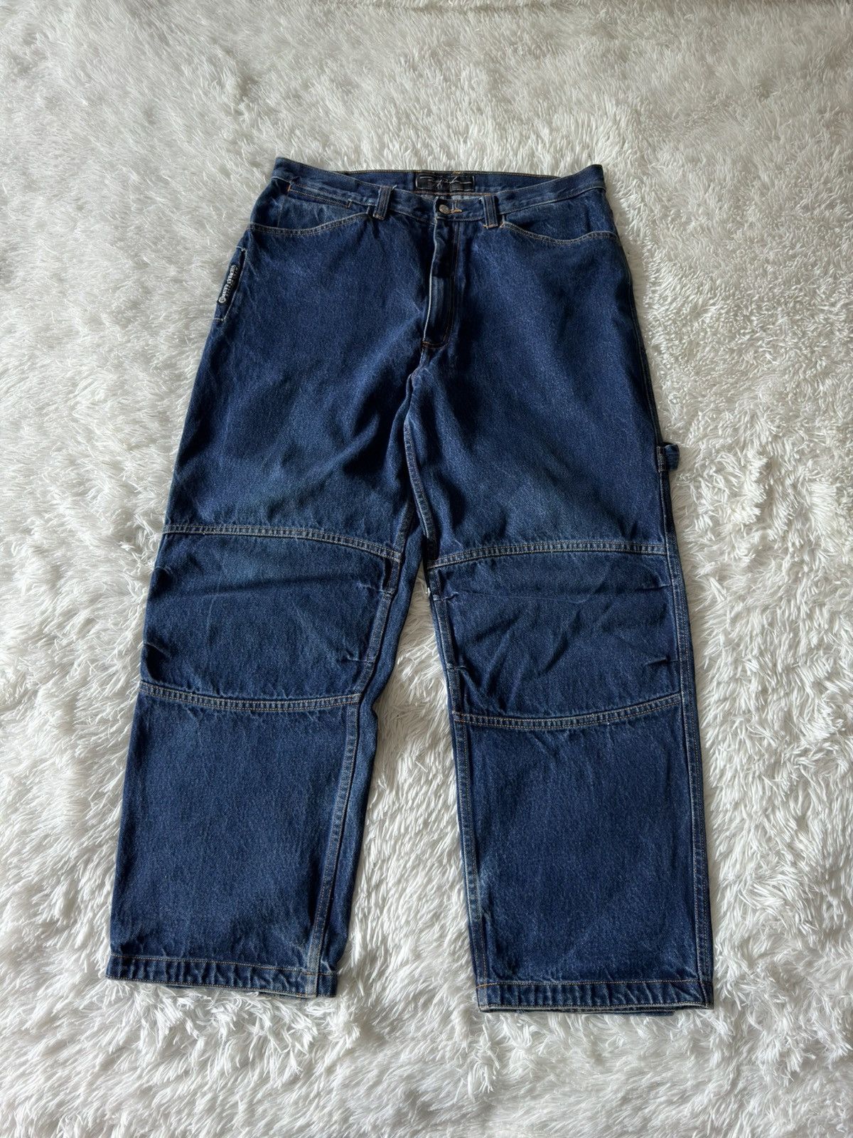 Vintage VINTAGE Y2K RUFF RYDERS DMX BAGGY DENIM JEANS 38 | Grailed
