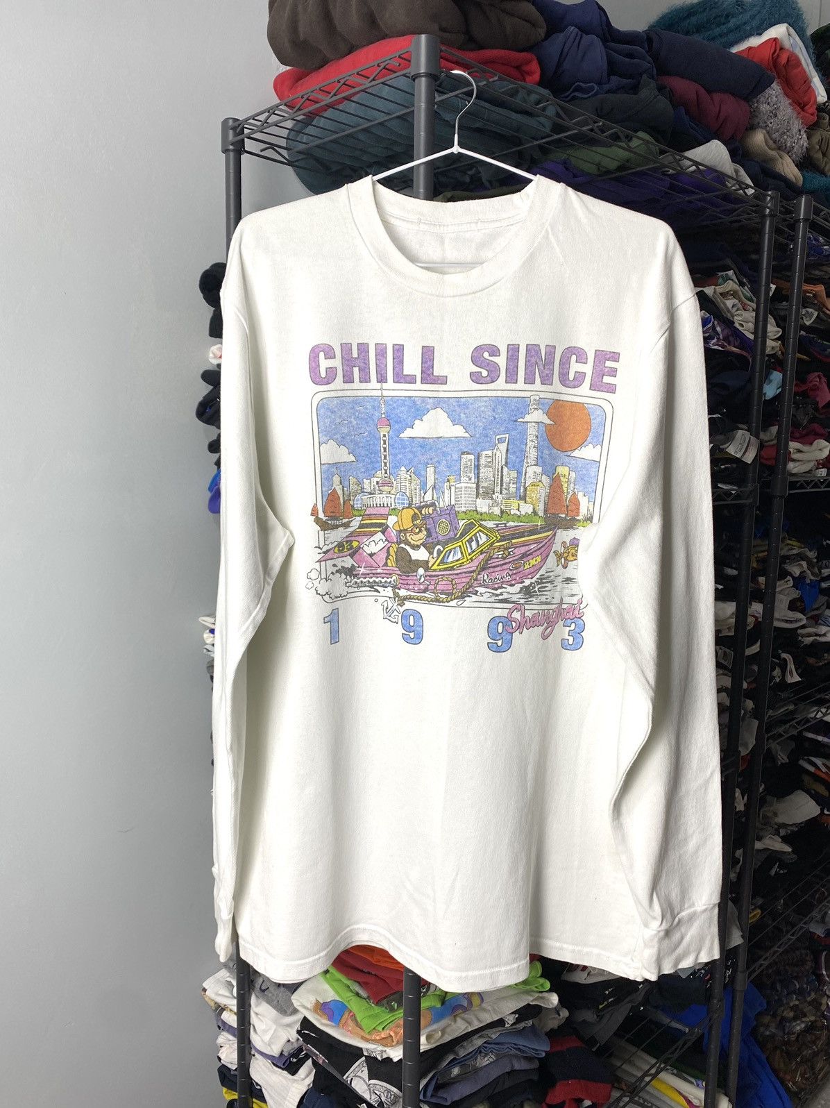 Vintage Vintage 1993 Chill Since Racing Boat Sweatshirt | Grailed