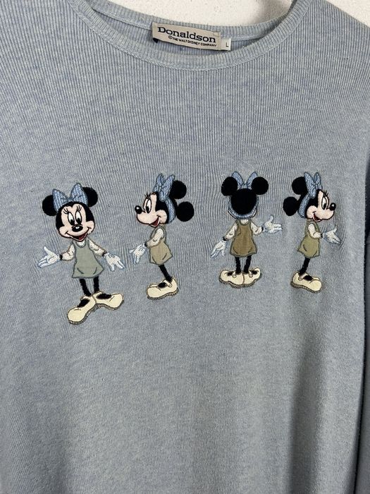 Vintage 90s Vintage Disney Donaldson Minnie Mouse Logos Sweater | Grailed