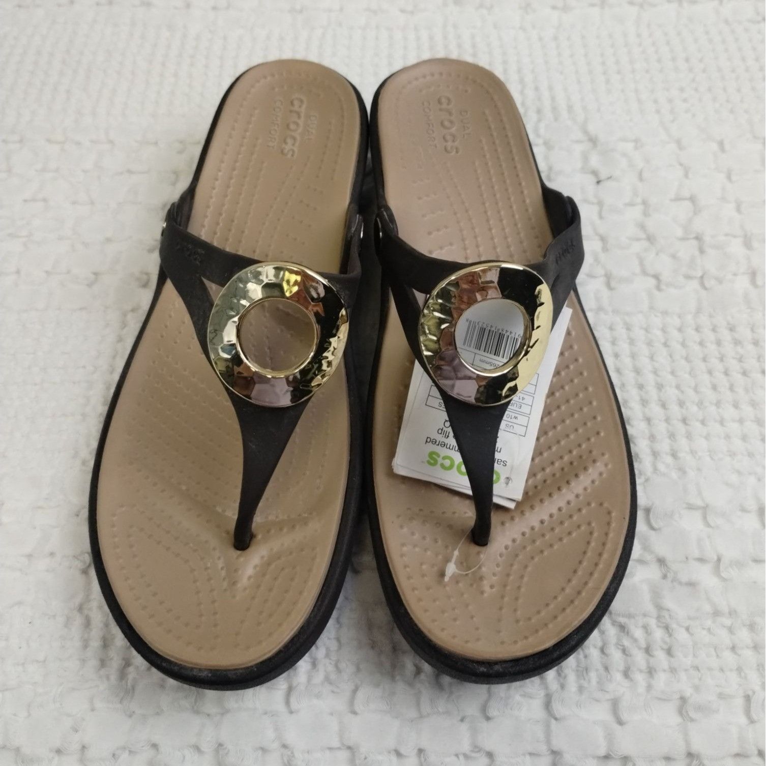 Crocs Crocs Women's Brown Shoes/Flip Flops Size 10 SKU 3114 | Grailed
