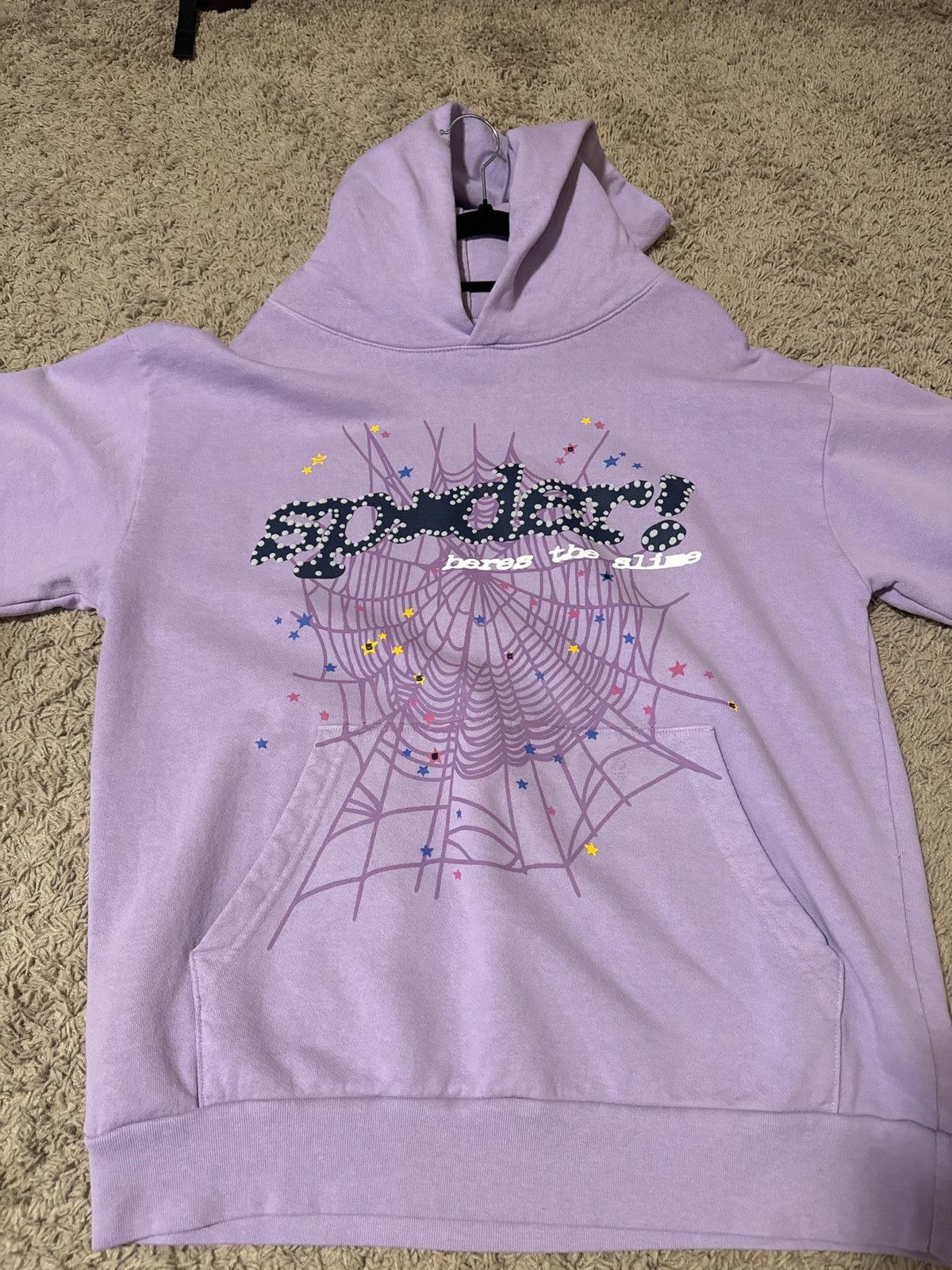 Spider Worldwide Sp5der Açaí ‘purple’ hoodie | Grailed