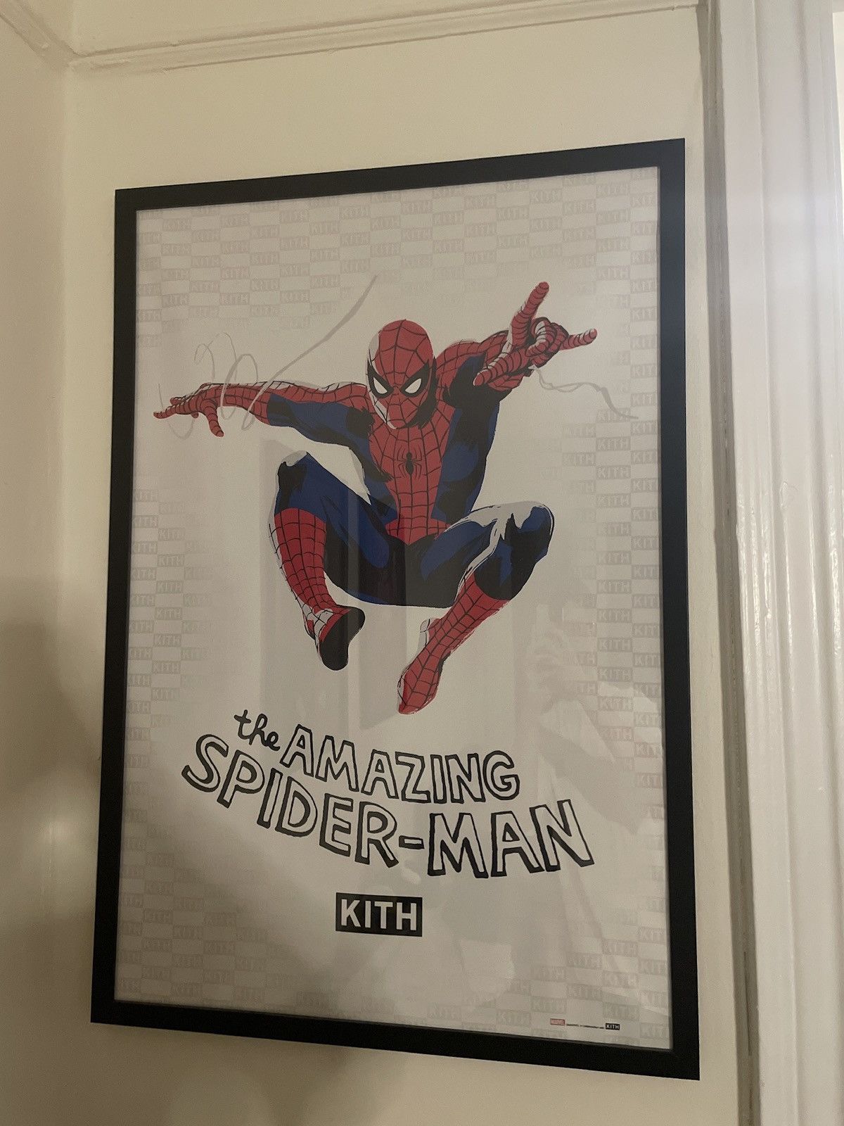 Kith × Marvel Comics Kith x Spider Man Marvel Framed Poster Spider-Man ...