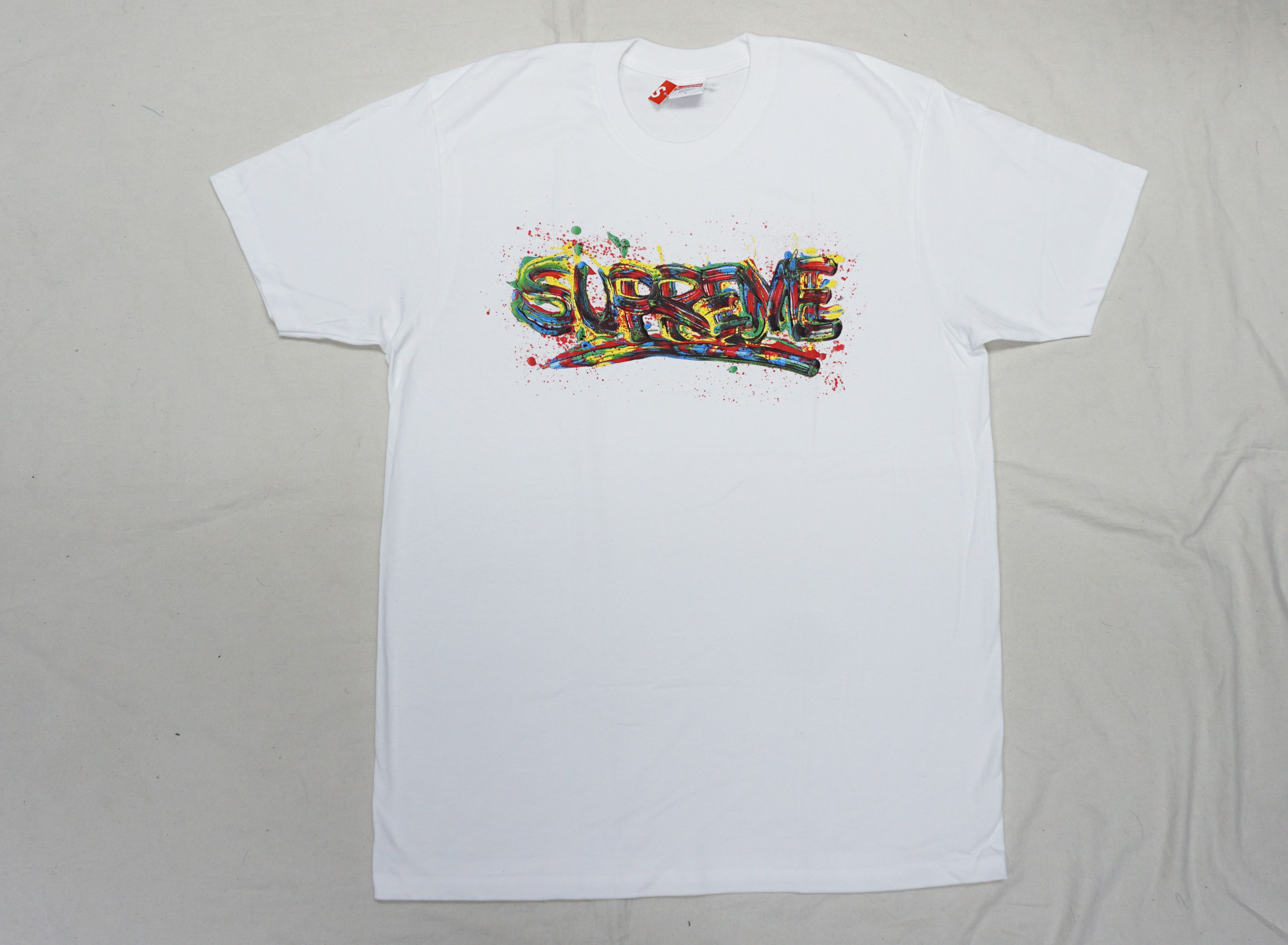 Supreme SS20 Supreme Paint Logo T-Shirt | Grailed